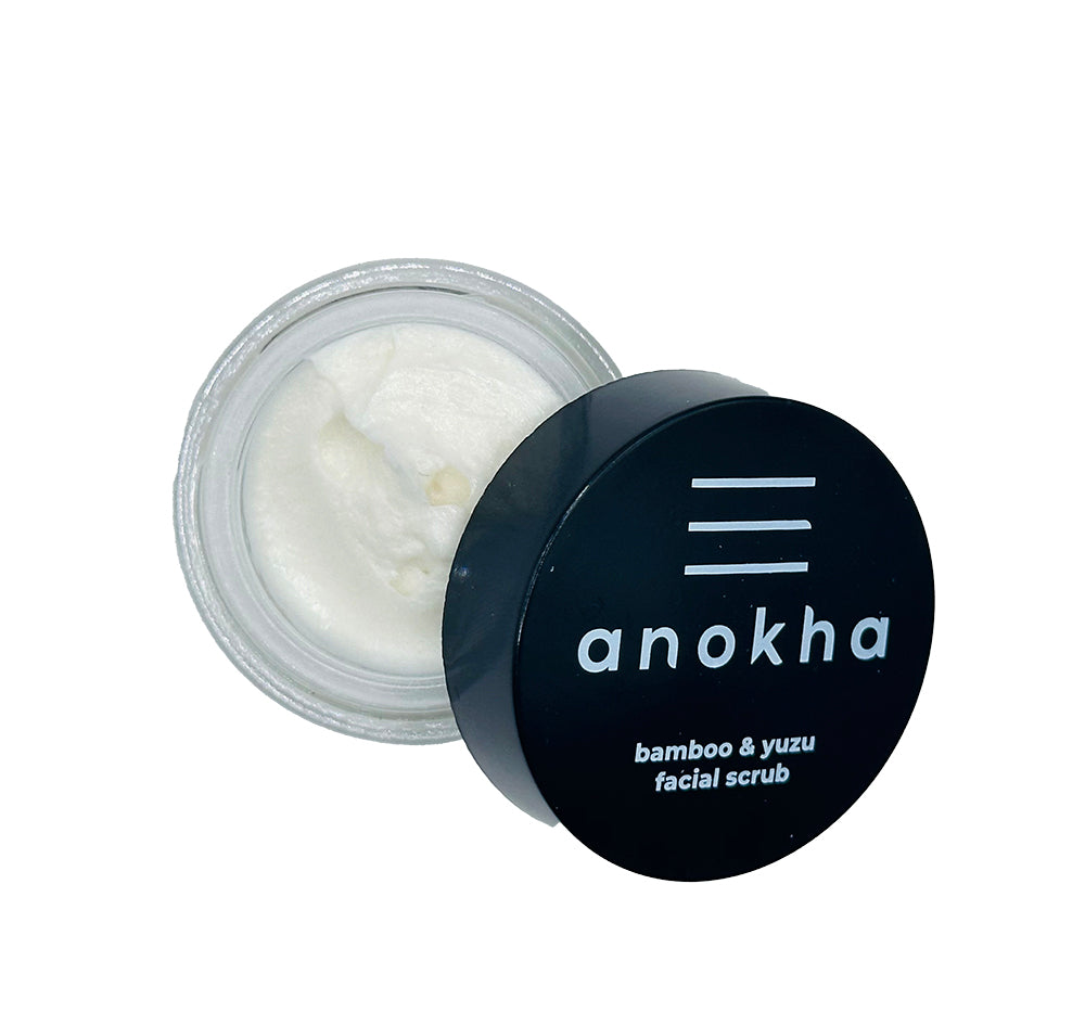 bamboo stem powder | exfoliating facial scrub | bamboo exfoliator | anokha